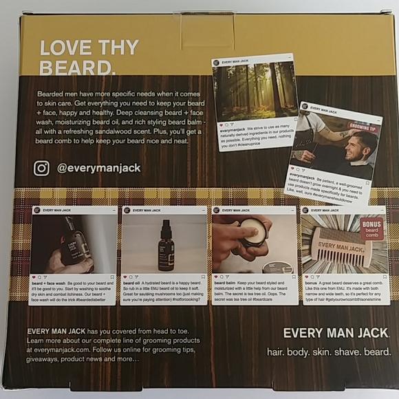 Every Man Jack | Other | Every Man Jack Beard Kit | Poshmark